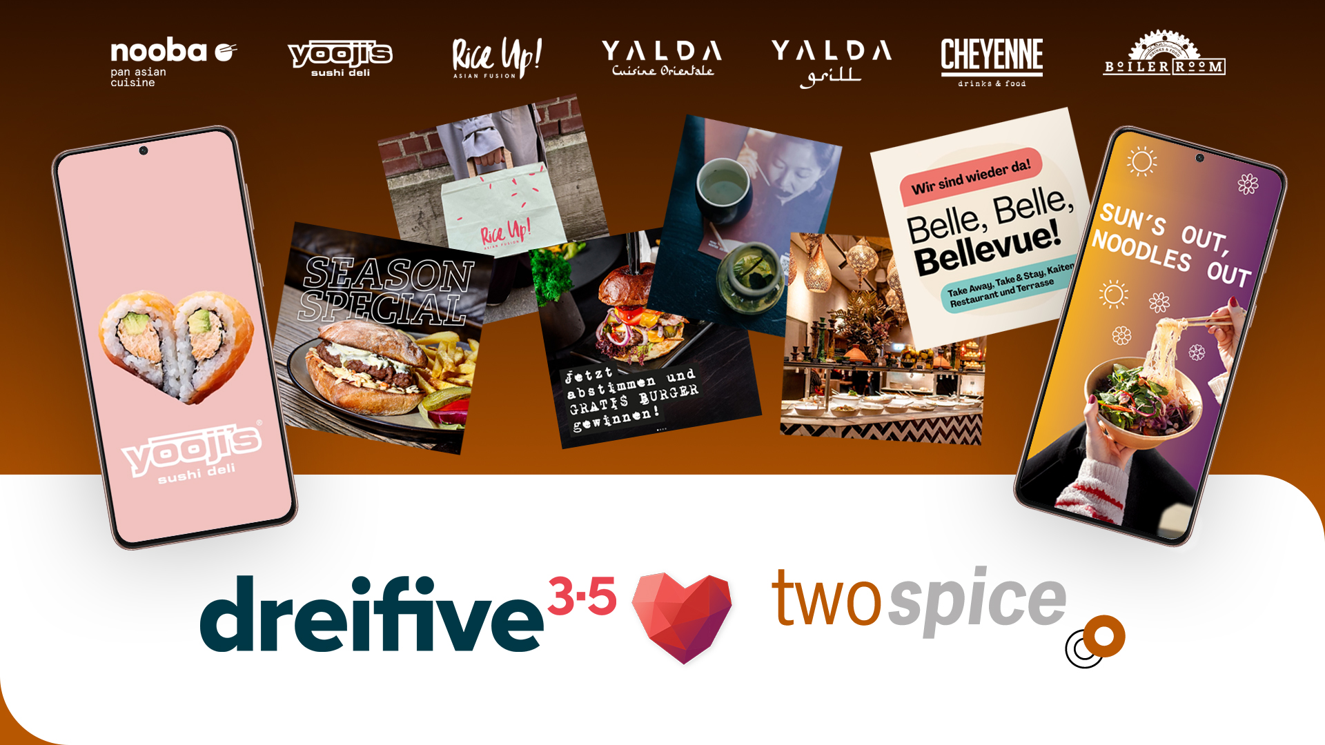 TwoSpice und dreifive setzen auf digitalen kulinarischen Hochgenuss